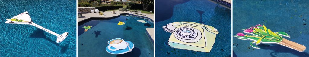 Logo Pool Float for Custom Foam Logos and Letters at Pool Parties